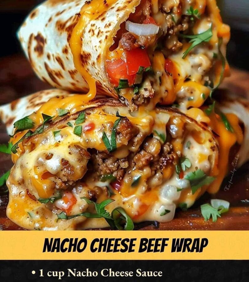 Nacho Cheese Beef Wrap – Brekcel Recipe