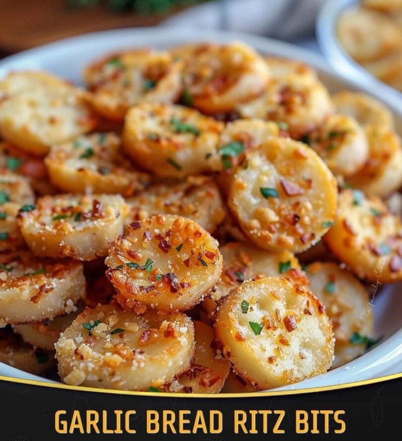 Garlic Bread Ritz Bits – Brekcel Recipe